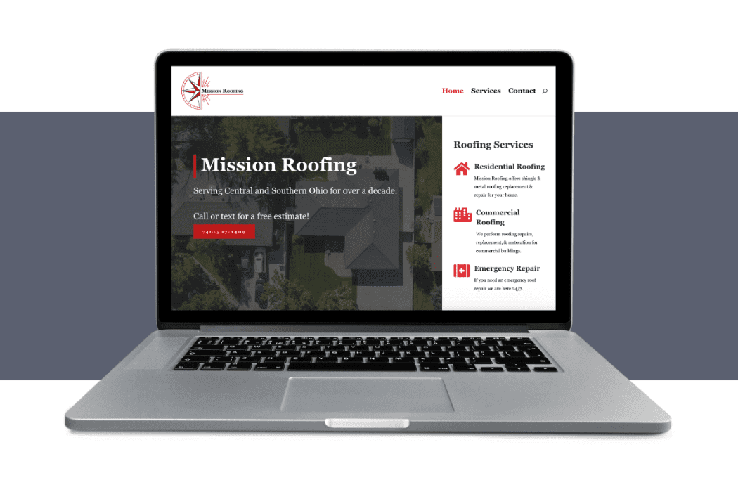 Client Spotlight: Mission Roofing - Woodchuck Arts Creative Design